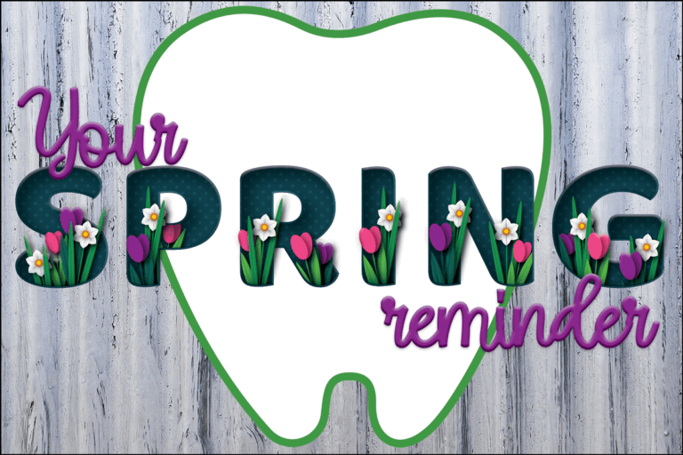 Spring & Summer Reminder Postcards (SPRINGTOOTH) | Purchase Reminder ...