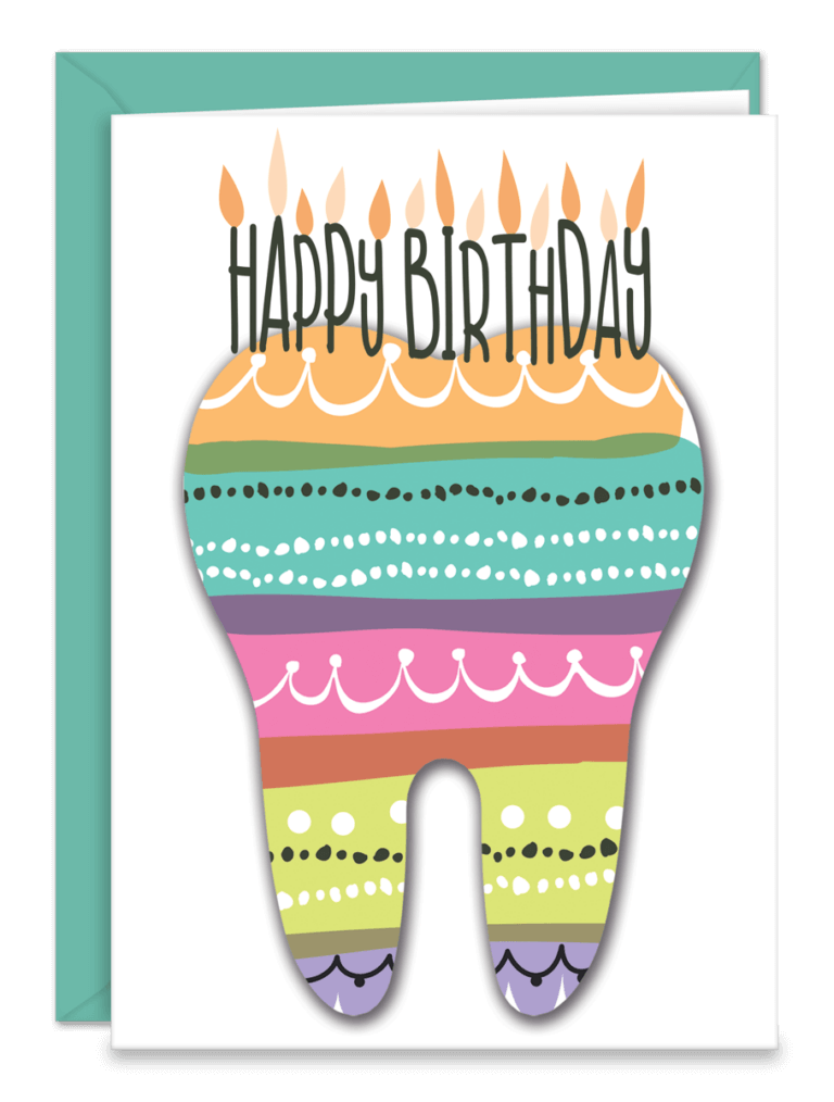 Dental Birthday Cards (BDAYLAYERSG) | Purchase Birthday Cards for ...