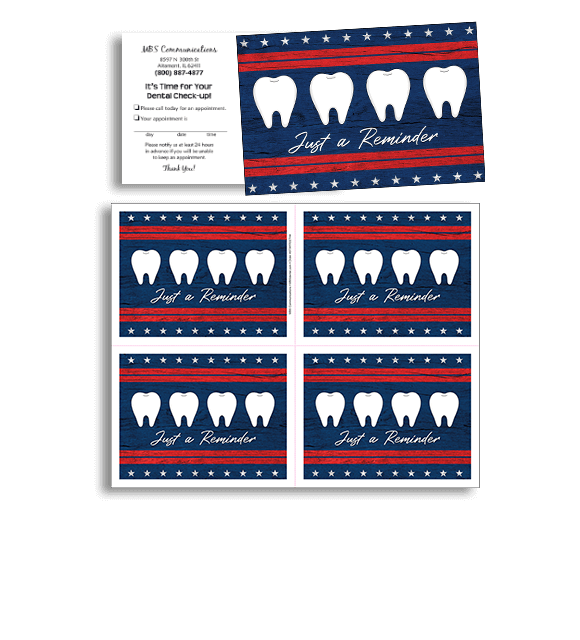 Custom Recall Postcards | Purchase Dental Recall Postcards from ...