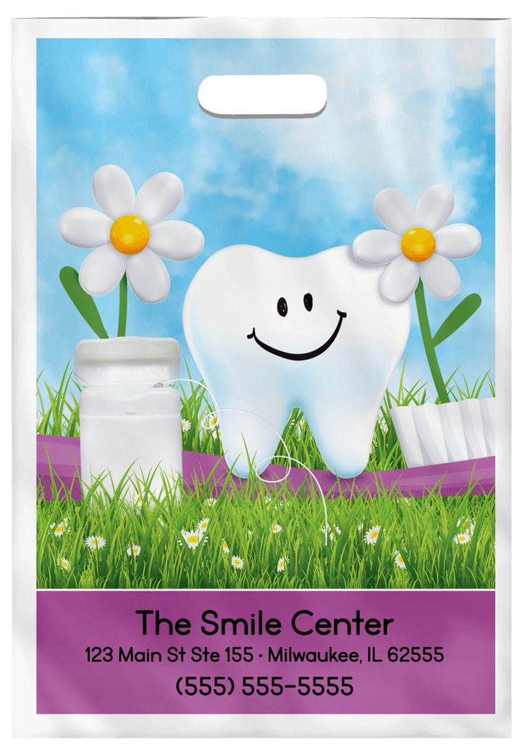 Custom Dental Bags (JDCOLORBAG113) | Shop for 12 x 16 Plastic Dental ...