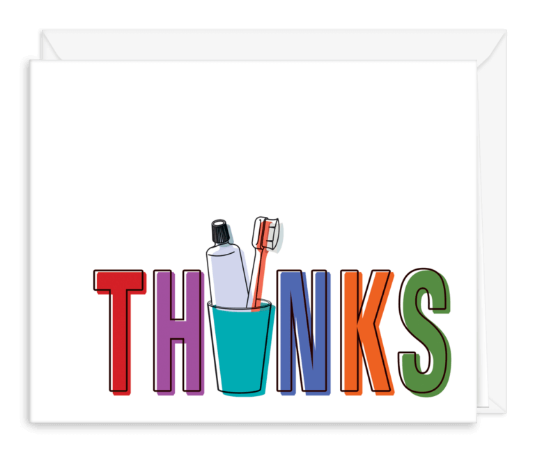 Dental Thank You Cards (DTHANKSCUP) | Purchase Thank You Cards for ...
