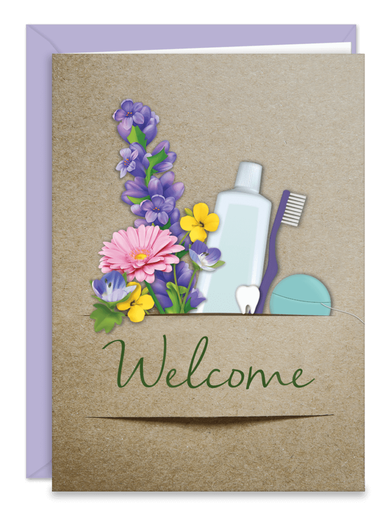 Dental Welcome Cards (WELPOCKET) | Purchase Welcome Cards for Dental ...